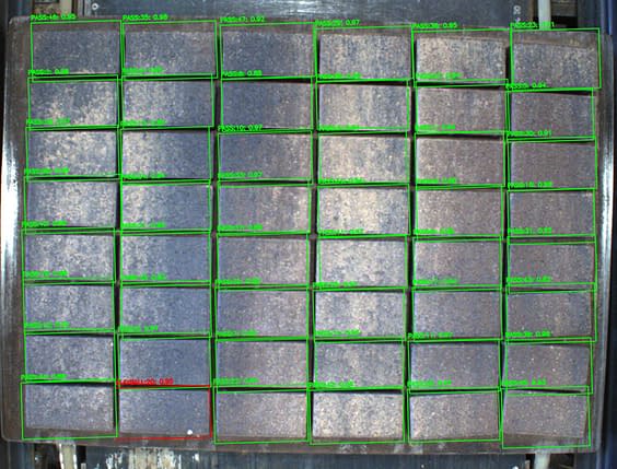 Detecting Defects in Concrete Pavers with AI Vision System