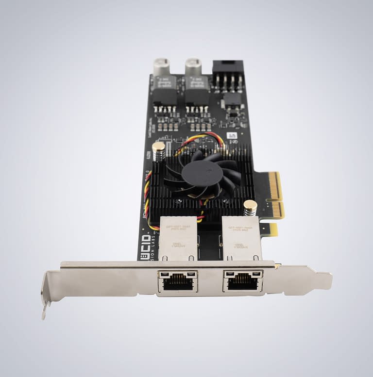 LUCID 2-CH 10G/1G RDMA PoE+ (Per-Port Isolated) Host Channel Adapter ...