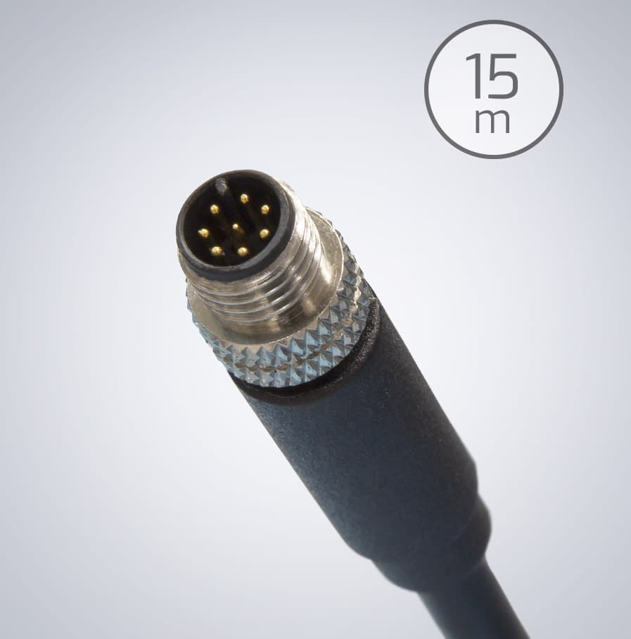 M8 GPIO 8-pin 15.0m Cable - LUCID Vision Labs