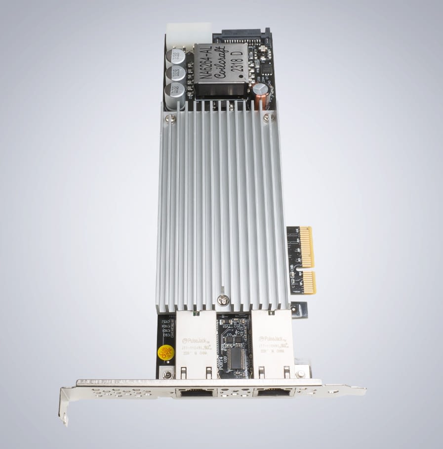 2-CH 10G/5G/2.5G/1G PoE+ NBASE-T Ethernet Card - LUCID Vision Labs